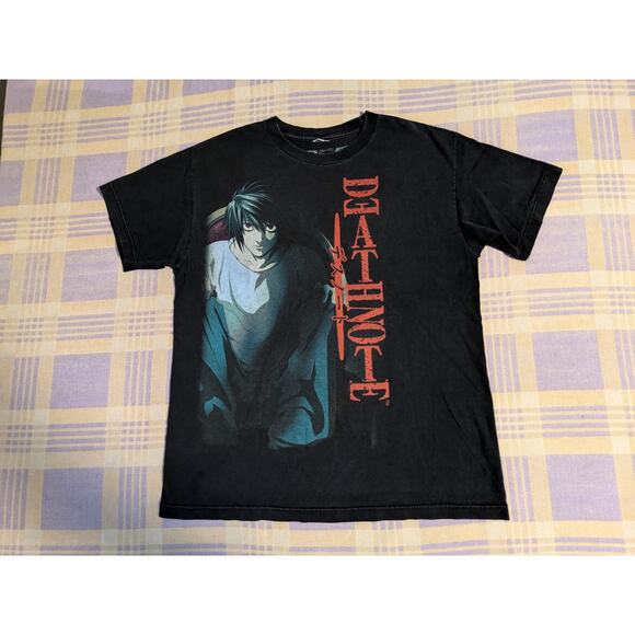 Death Note | Shirts | Vintage Death Note Graphic Tshirt Black Size ...